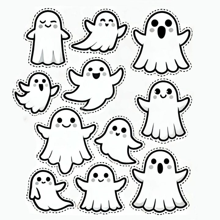 Imprimibles Halloween: +40 Recortables Infantiles Gratis 2025